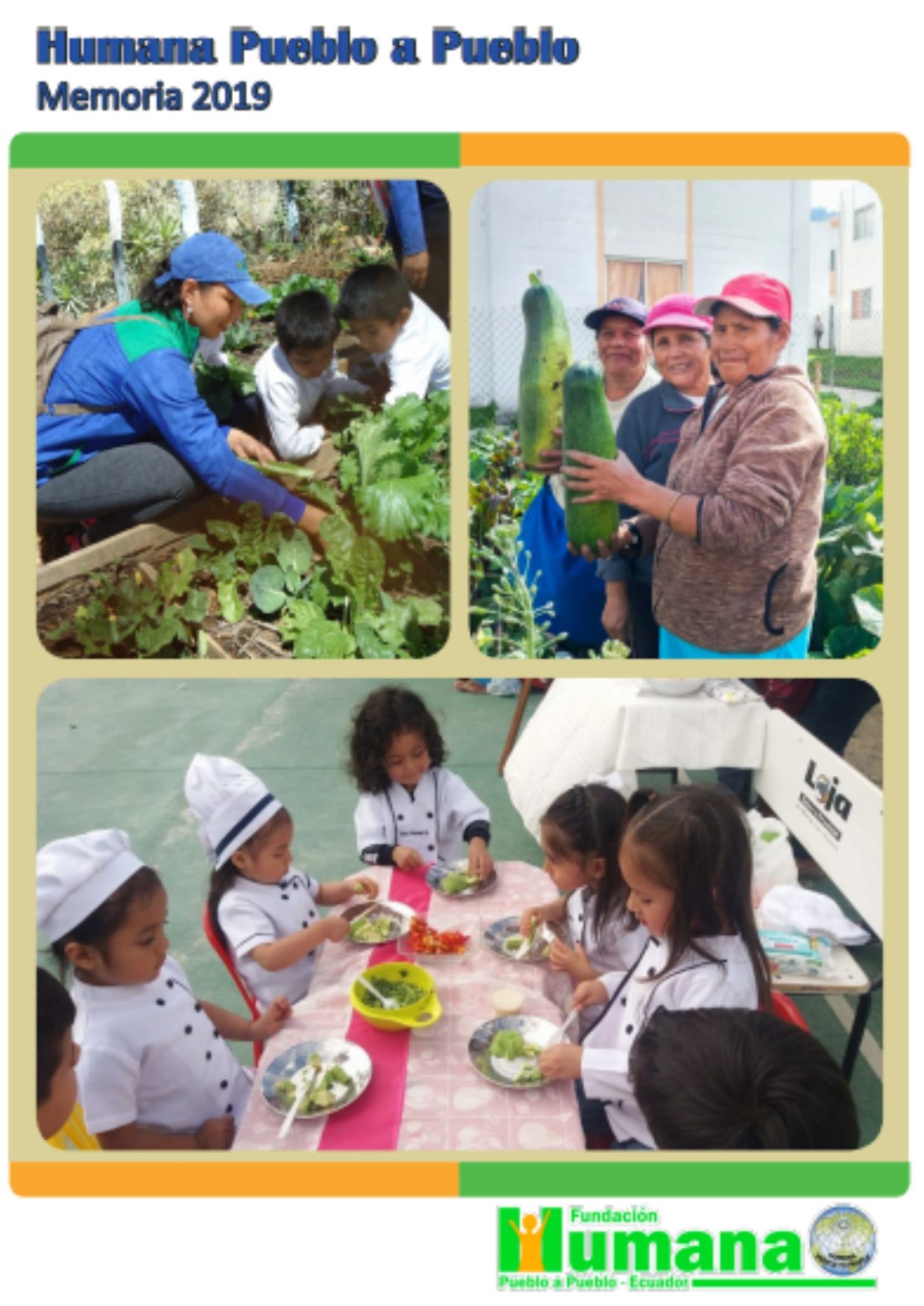 Memorias anuales – Fundación Humana Pueblo a Pueblo Ecuador